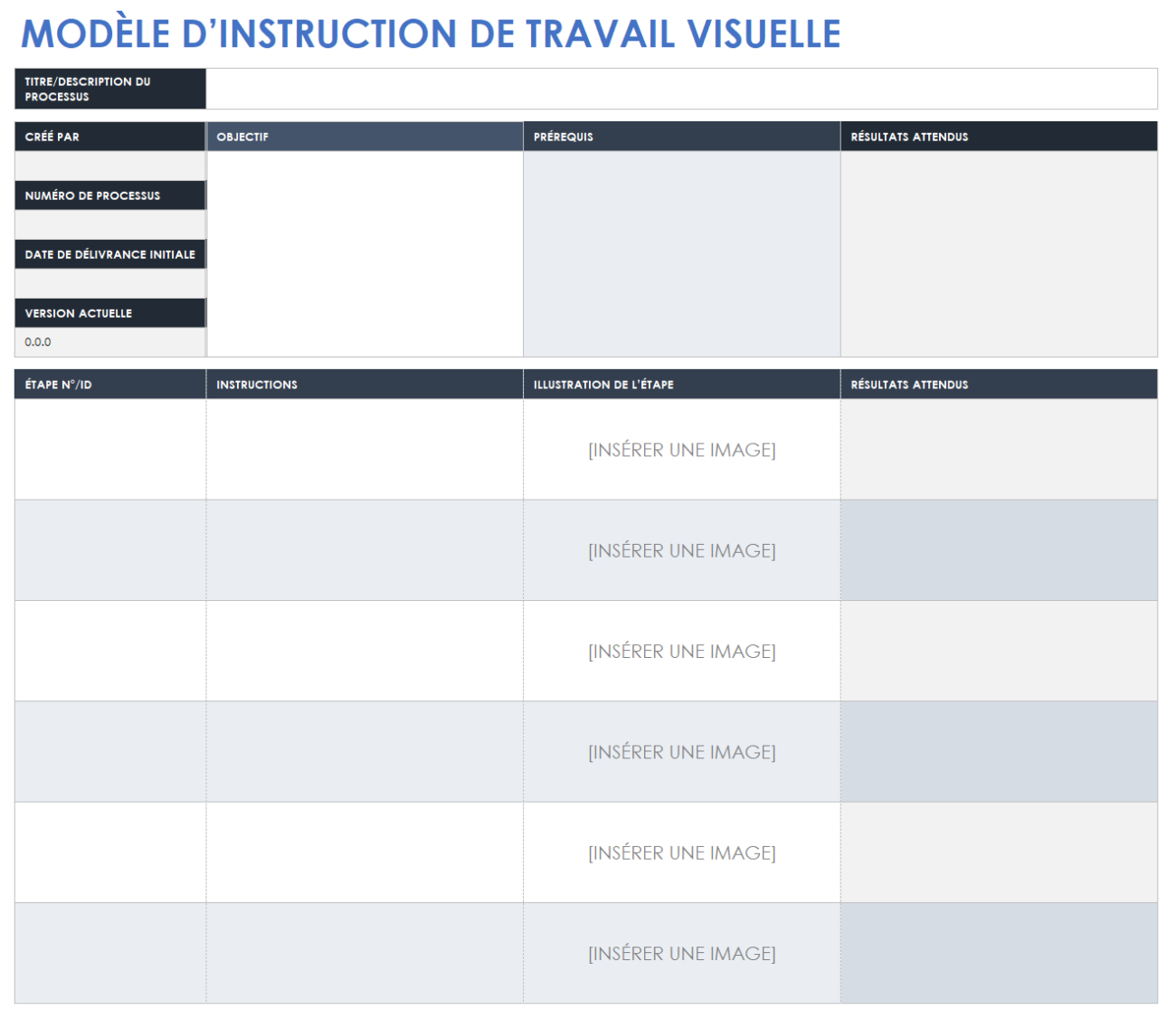 Modèles gratuits d’instructions de travail | Smartsheet
