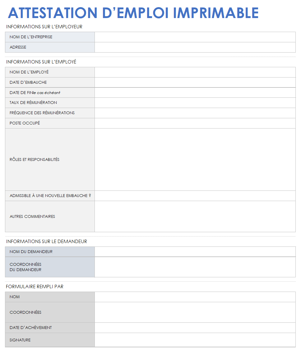 Modèles d’attestation d’emploi gratuits | Smartsheet