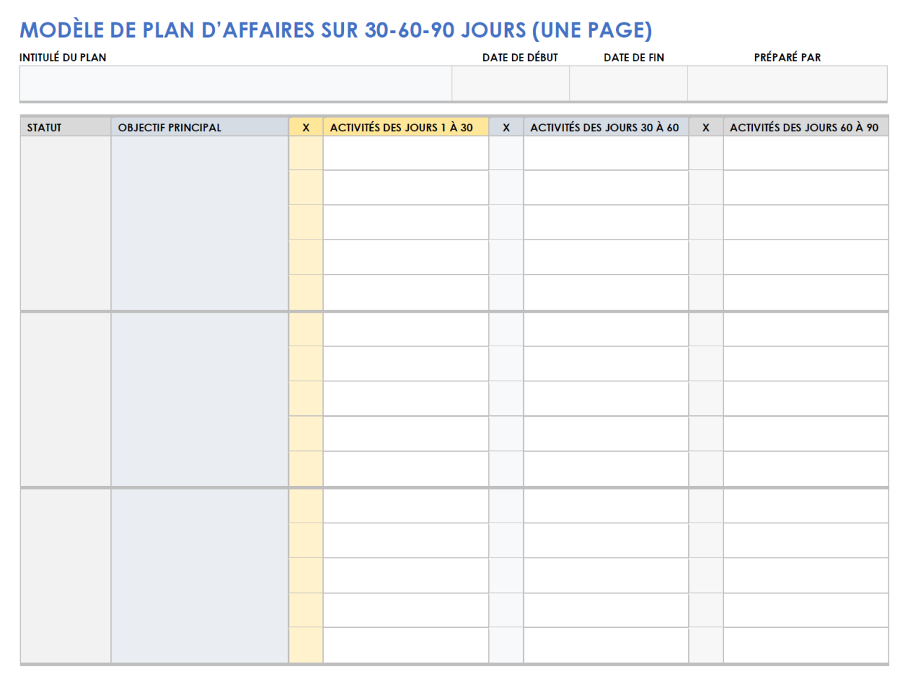Modèles gratuits de plans d’affaires au format PDF | Smartsheet