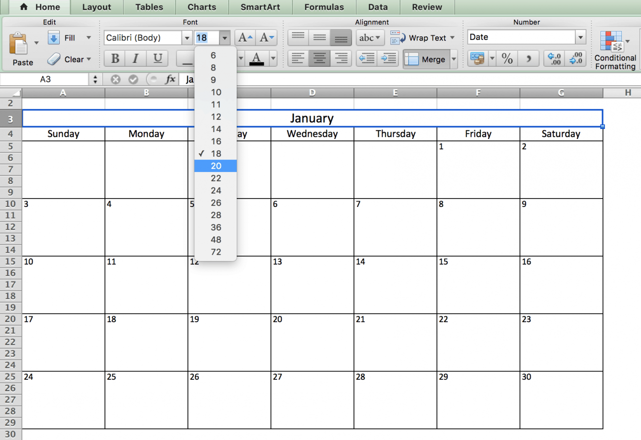 Modèles d’agendas Excel gratuits et imprimables pour 2019 et les années ...