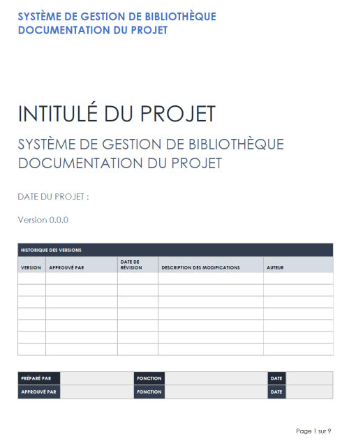Plus de 10 modèles gratuits de documentation de projet | Smartsheet