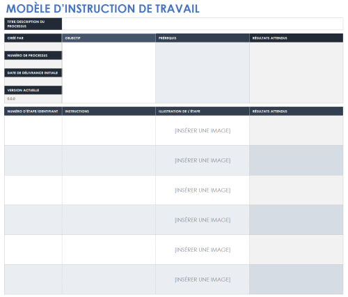 Modèles gratuits d’instructions de travail | Smartsheet