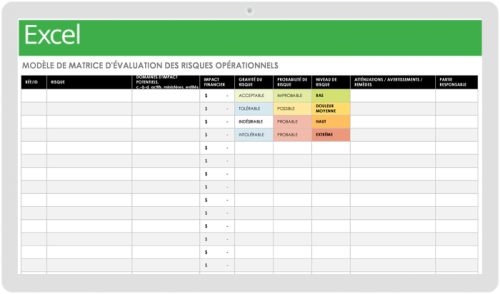 Téléchargez gratuitement des modèles de matrices des risques | Smartsheet