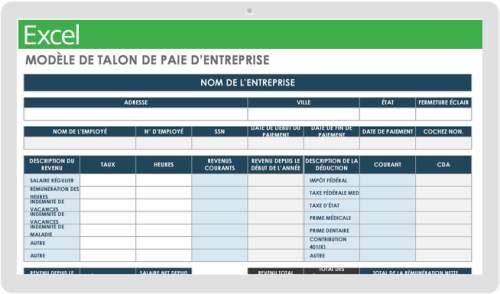 Modèles gratuits de fiches de paie | | Smartsheet