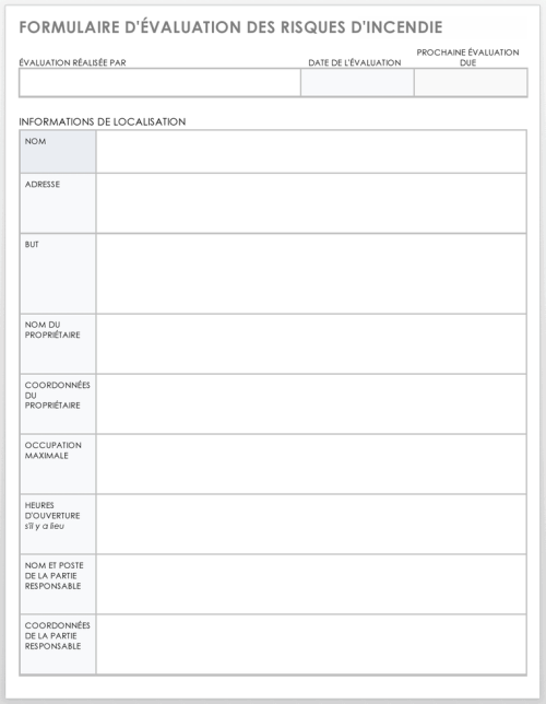 Plus de 35 formulaires gratuits d’évaluation des risques | Smartsheet
