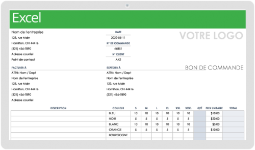 Modèles gratuits de formulaires de commande | Smartsheet