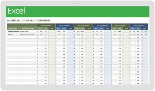13 modèles gratuits pour les fournisseurs | Smartsheet