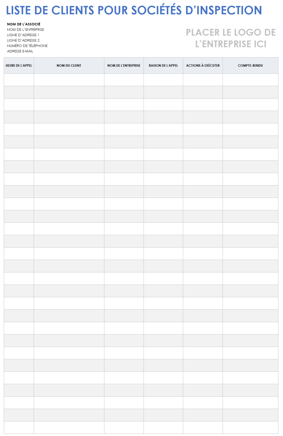 Modèles gratuits de listes de clients | Smartsheet