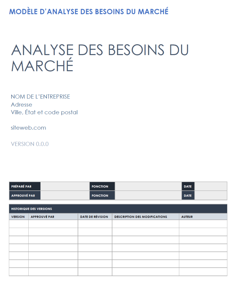 Modèles d'analyse gratuits des besoins | Smartsheet