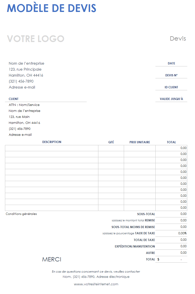 55 modèles gratuits de factures | Smartsheet