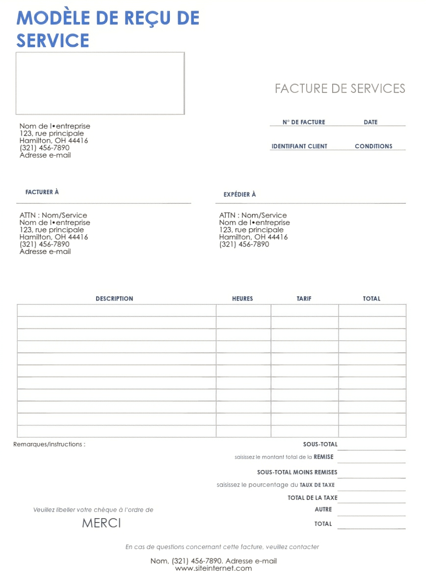 Télécharger des modèles de reçus PDF gratuits | Smartsheet