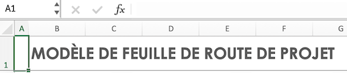 Comment créer une feuille de route efficace dans Excel | Smartsheet