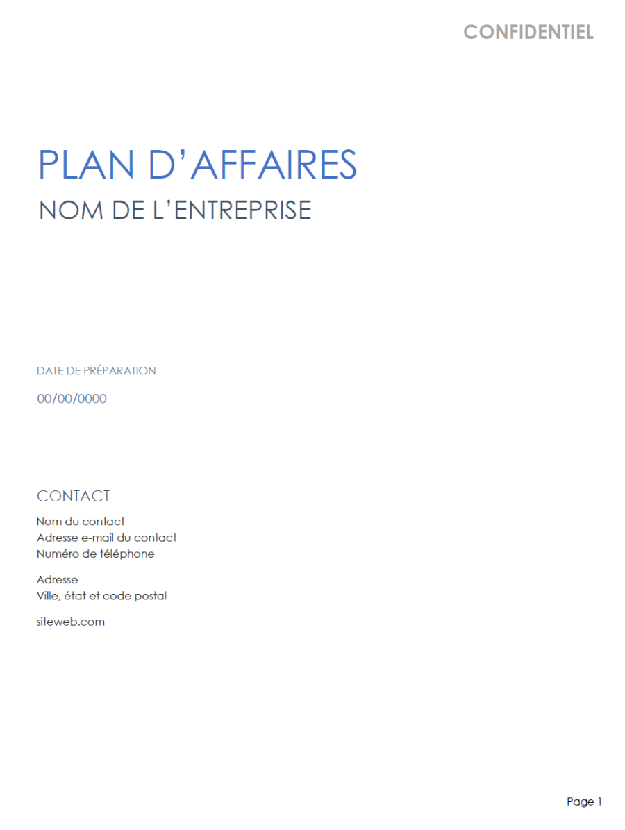 Modèles gratuits de plans d’affaires simples | Smartsheet