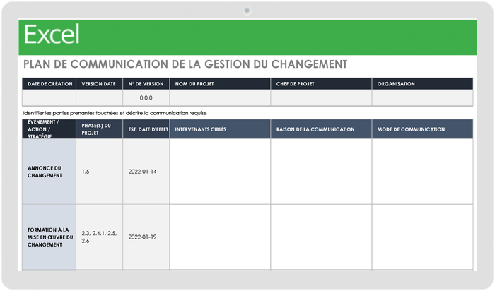 Modèles de communication de projet gratuits | Smartsheet