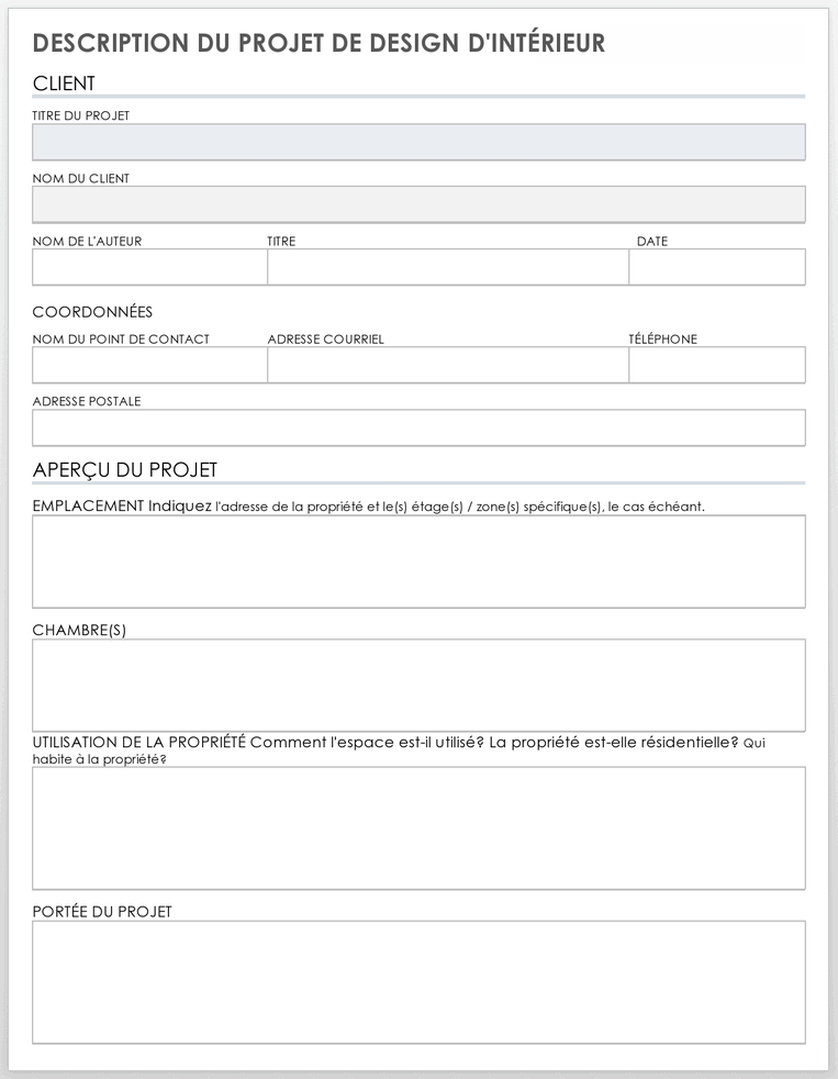 Rédiger une description de projet et exemples | Smartsheet