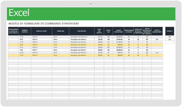 Modèles gratuits de formulaires de commande | Smartsheet
