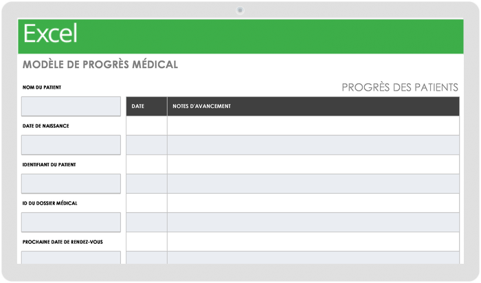Modèles gratuits de formulaire médical | Smartsheet