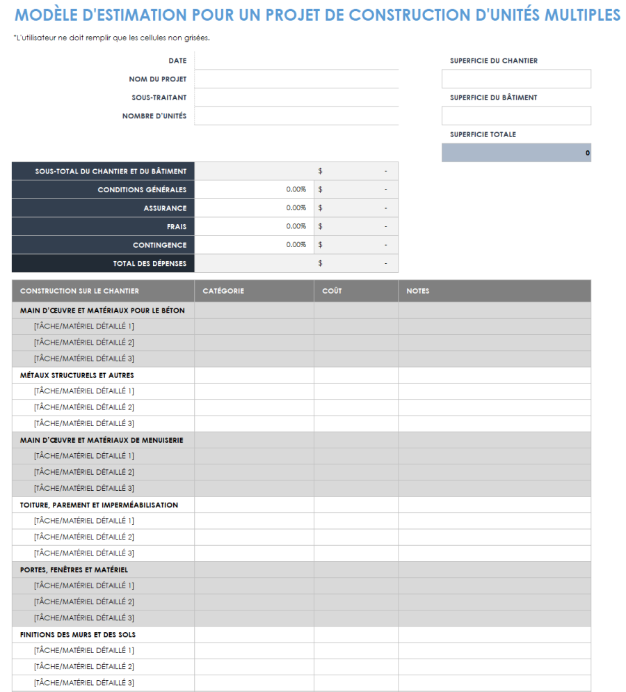 Modèles gratuits de coûts de projet | Smartsheet