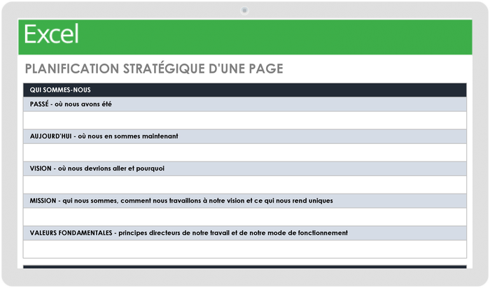 Modèles gratuits de planification stratégique | Smartsheet