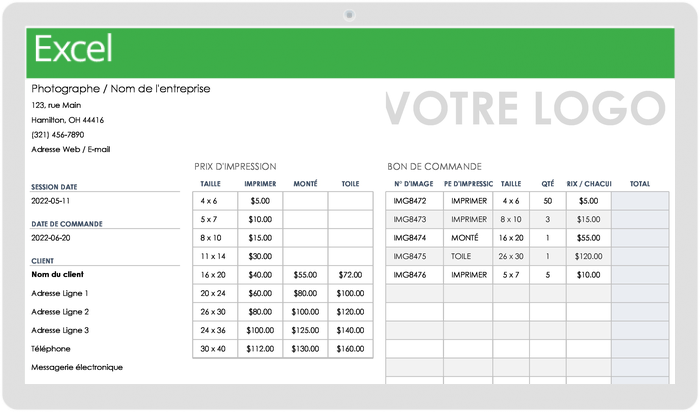 Modèles gratuits de formulaires de commande | Smartsheet
