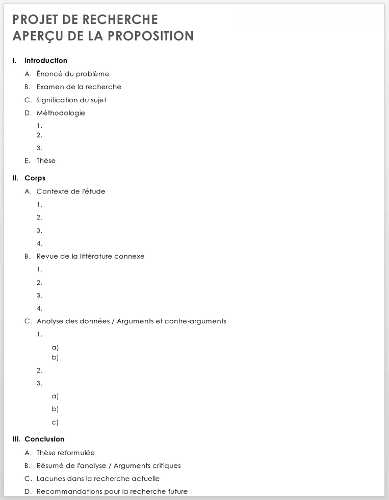 Modèle Gratuit Pour Élaborer Un Plan De Projet – QSEQNN
