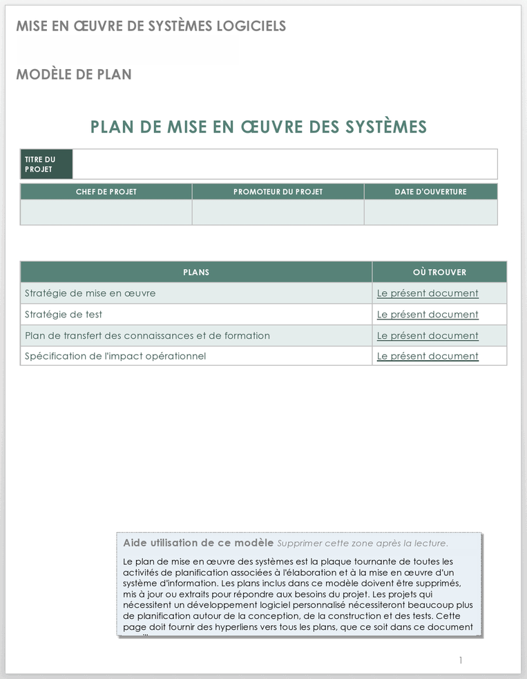 Comment créer un plan de mise en œuvre | Smartsheet