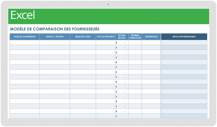 13 modèles gratuits pour les fournisseurs | Smartsheet
